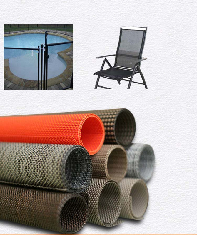 Tear Resistant Textilene Teslin Outdoor Mesh Furniture PVC Coated ...